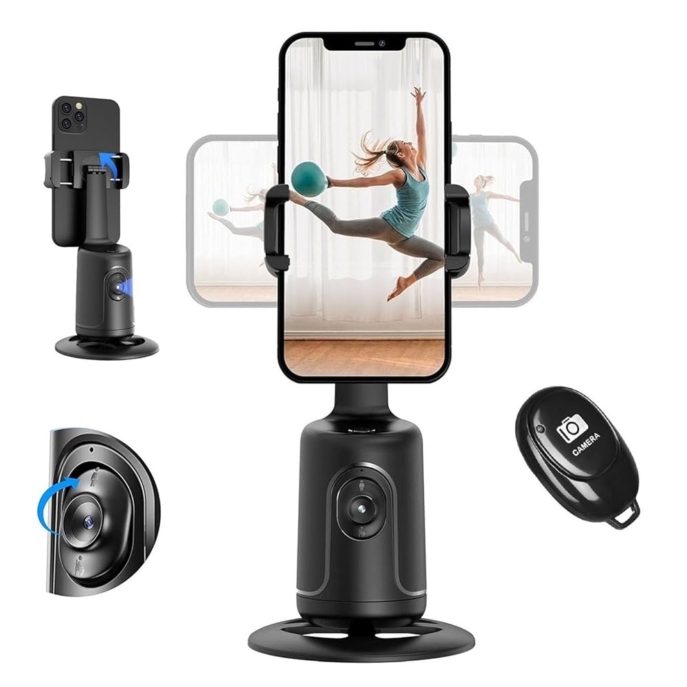 AUTO FACE TRACKING 360 ROTATION CAMERA – vavabazar
